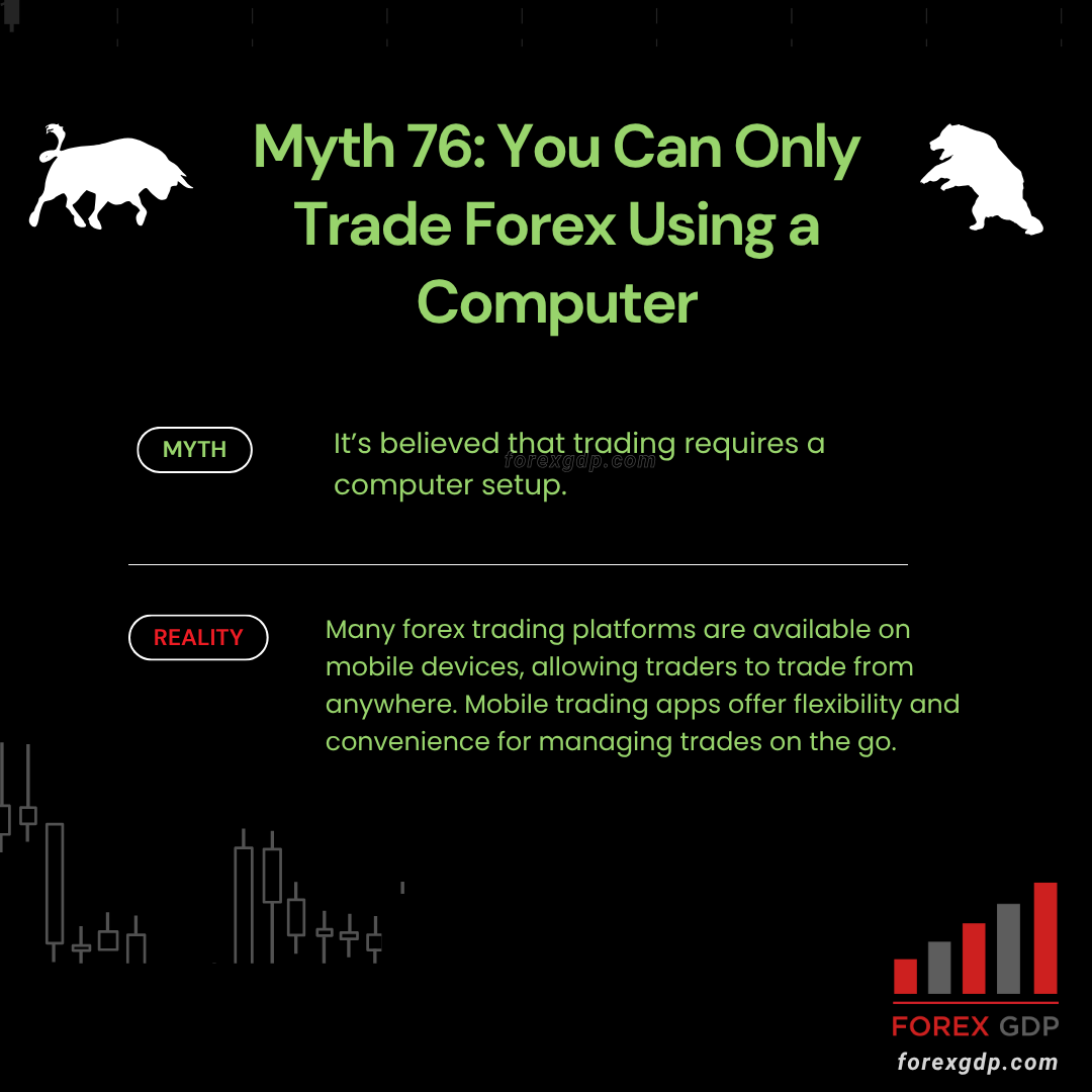 You Can Only Trade Forex Using a Computer